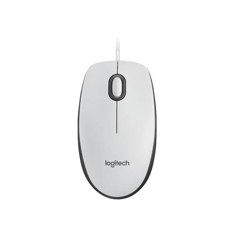 Logitech M100 Corded Mouse White Магазин и сервиз за компютри Pimp My Pc Варна