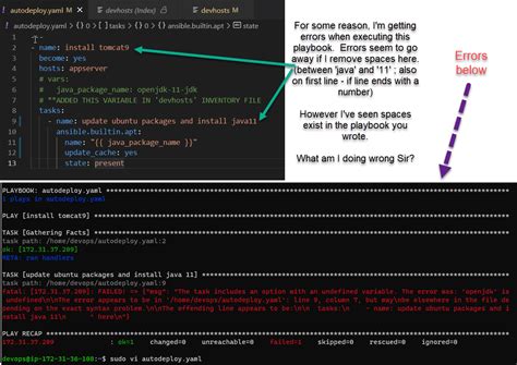 Ansible Playbook Error With Spaces In Name Ending With A Number Issue Qt Devops