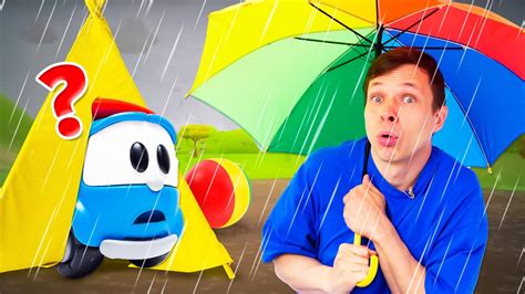 Видео про машинки Грузовичок Лева и прогноз погоды Весёлые игры для детей Youtube