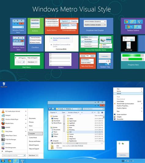 Windows Metro Visual Style By A2zed On Deviantart