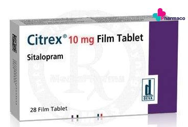 ციტრექსი 10 მგ 28 ტაბლეტი Citrex 10 Mg 28 Tablet გენერიკი Citalopram
