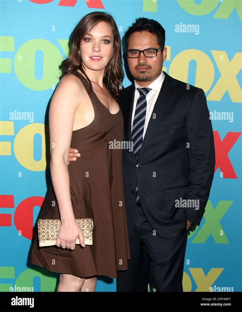 Virginia Kull And Michael Pena Attending Fox Networks 2014 Upfront