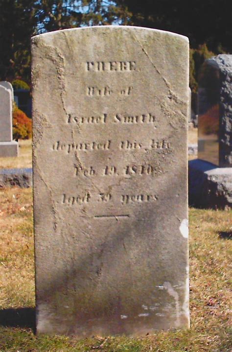 Phebe Smith 1781 1840 Find A Grave Memorial