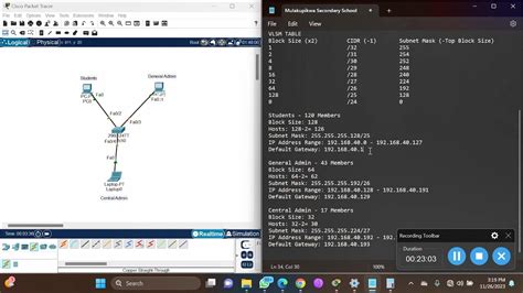 Cisco Packet Tracer Vlsm Subnetting And Vlans Made Easy Cys120