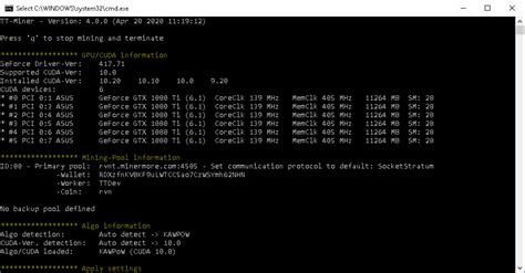 Tt Miner 400 Nvidia Gpu Miner Supporting Kawpow Algorithm