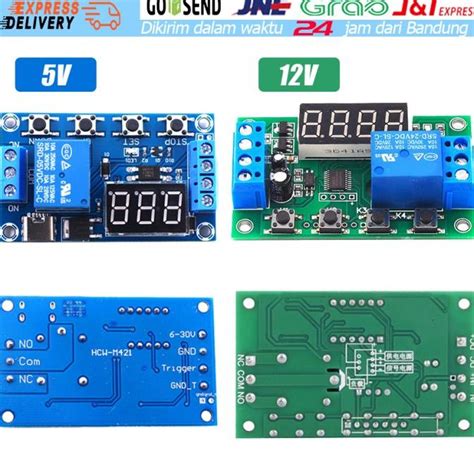 Jual Terlaris Relay Timer Display Modul Relay Delay Timer Dc 512v