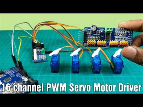 16 Channel Servo Controller With Arduino PCA9685 16 Channel PWM Servo