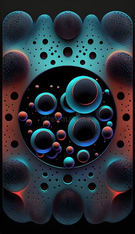 Generative Ai Illustrations Geometry Patterns Background Mixed Colors Abstract Pattern