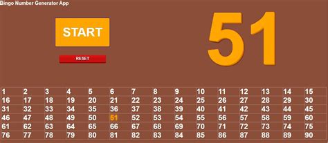 Bingo Number Generator App In Jquery With Source Code Sourcecodester