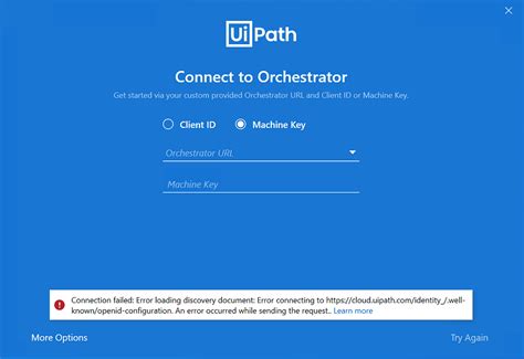Connection Failed Error Loading Discovery Document Error Connecting To Clouduipath
