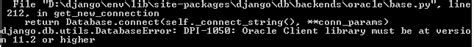 Python Unable Connect Oracle 10g Xe To Django Stack Overflow