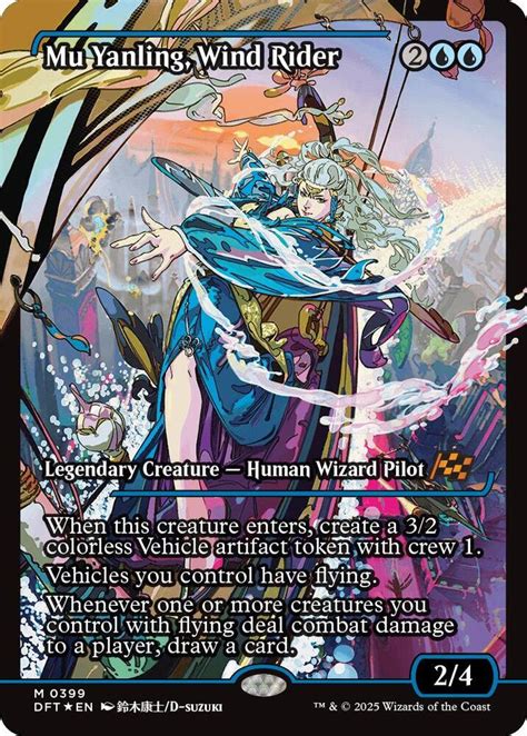 Mu Yanling Wind Rider Showcase Aetherdrift Magic The Gathering