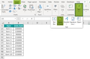 Header And Footer In Excel How To Add Remove Customize