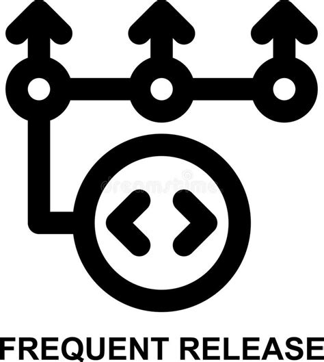 frequent release release planning release launch software application outline icon stock