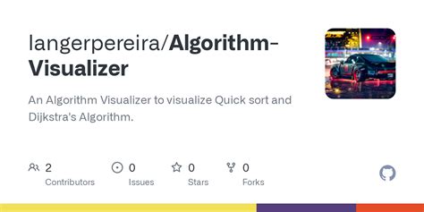 Github Langerpereiraalgorithm Visualizer An Algorithm Visualizer To