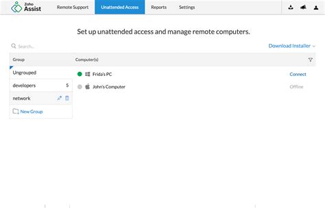 Unattended Remote Access Free Unattended Remote Support Software Zoho Assist