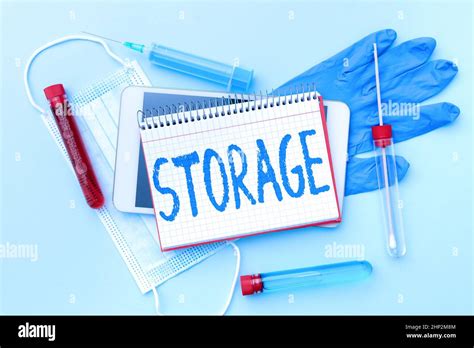 Inspiration Showing Sign Storage Word Written On Action Of Storage Something For Future Use