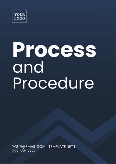 Free Process And Procedure Template To Edit Online
