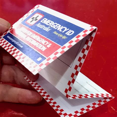 Pvc Pouch And Loop Emergency Id Australia