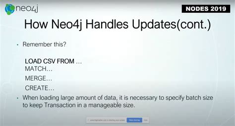 Best Practices To Make Very Large Updates In Neo4j