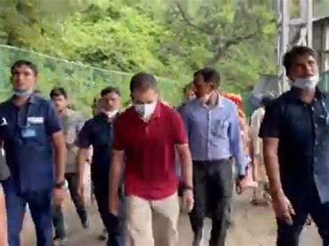 Rahul Gandhi Rahul Gandhi Prays At Vaishno Devi After Walking From Katra Says Dont Want To