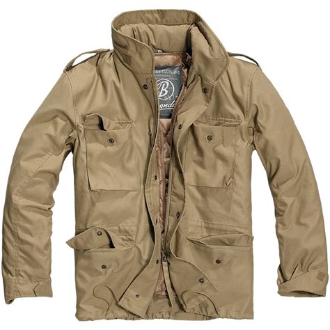 Brandit Classic M65 Military Field Jacket Vintage Mens Coat Travel