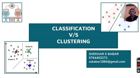 Machinelearning Clustering Vs Classification Concept Clustering Vs Classification Youtube