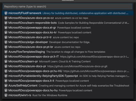 Git Clone From Github Does Not Show All My Repositories Issue Microsoft Vscode Github
