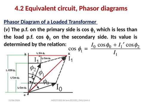 42 Equivalent Circuit Phasor Diagramspptx