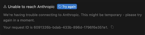 Unable To Reach Anthropic Error Discussion Cursor Community Forum