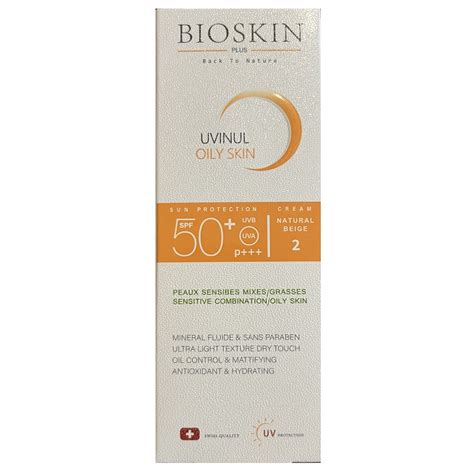 کرم ضد آفتاب رنگی مینرال پوست چرب و مختلط بایو اسکین پلاس داروخانه