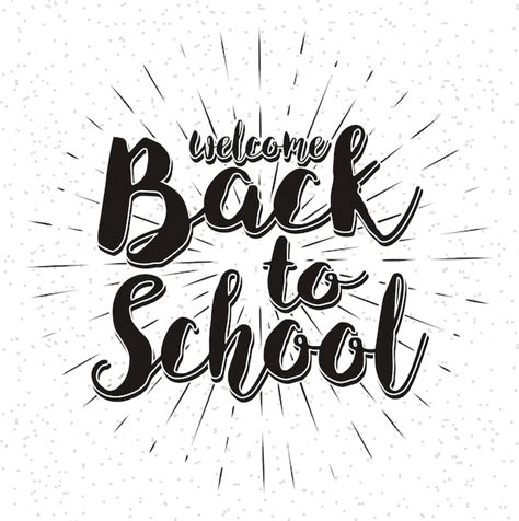 Premium Vector Welcome Back To School Vector Illustration