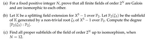 Fields And Galois Theory Matchmaticians
