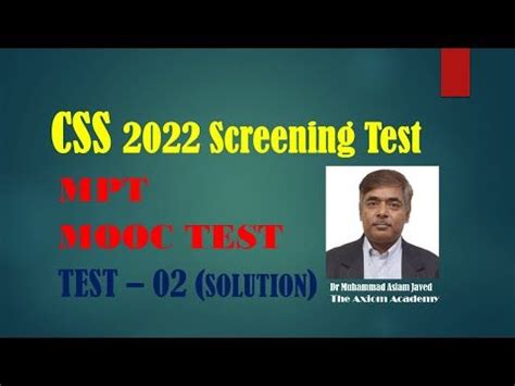 MPT MOCK TEST 02 Solution