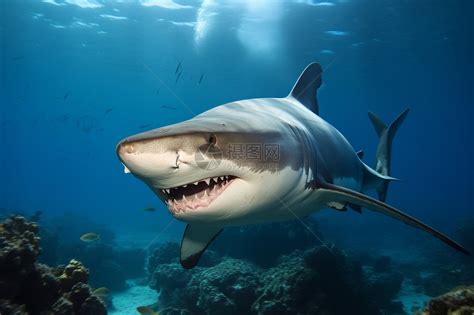 深海里的大鲨鱼高清图片下载 正版图片600454597 摄图网