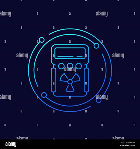 Radiation Detector Icon Linear Design Stock Vector Image And Art Alamy
