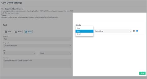 Temperature Monitoring Cool Down Process Feature Crunchtime Support Services