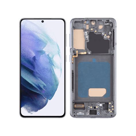 Samsung S21 Screen White With Frame GA Tech NZ