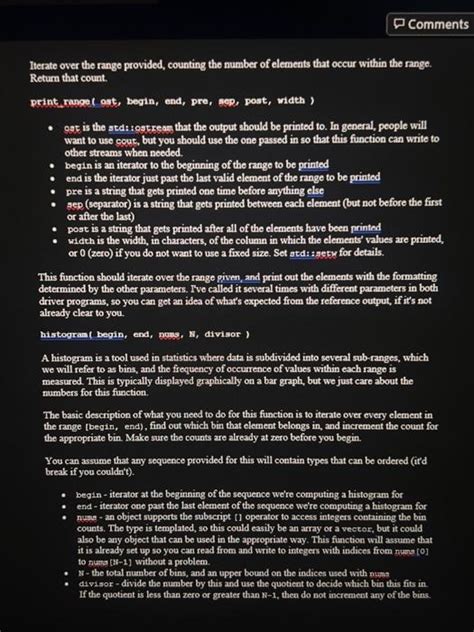 Comment These Functions Will Start At Begin And