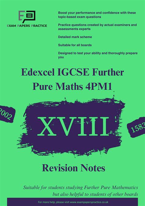 Edexcel Igcse Further Maths