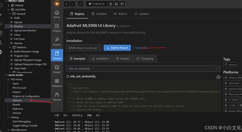 Esp32 读取mlx90614温度传感器esp32 Mlx90614 Csdn博客