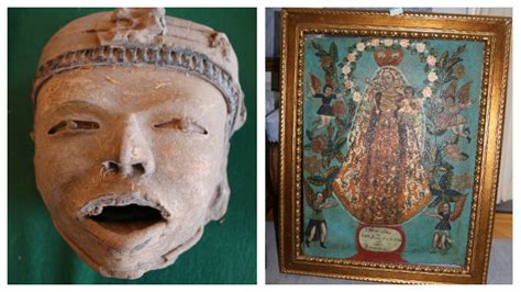 Il Messico Ha Recuperato Dipinti E Pezzi Archeologici Che Erano In