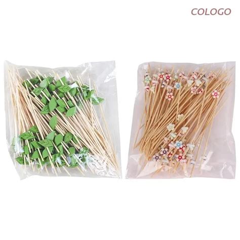샐러드 포크 케이크 머핀 파티 야채 스틱 칵테일 이쑤시개 대나무 재료 D0ld Aliexpress