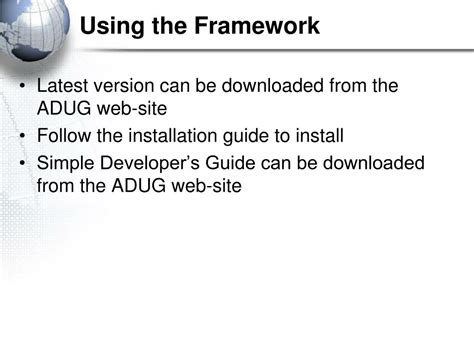 ppt developing applications with the csi framework powerpoint