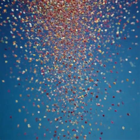 Science Fiction Background Of Glowing Particles With Depth Of Field And Bokeh Particles Form