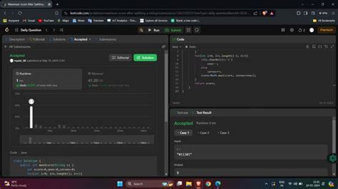 How I Solved The Maximum Score After Splitting A String Problem On Leetcode Rajesh Kanna