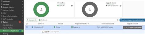 Technical Tip How To Upgrade Fortigate Firmware Fortinet Community