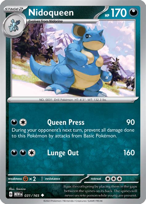 Nidoqueen Pok Mon Detail