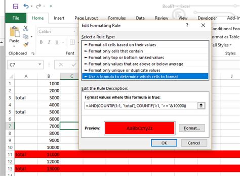 Excel 2013 Conditional Formatting Entire Row If Any Cell Contains Specified Text And Any Cell