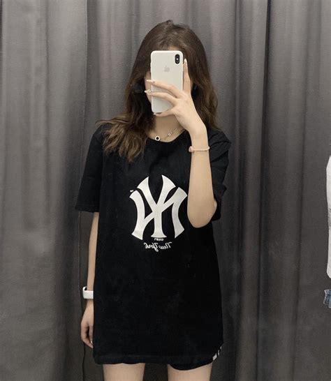리뷰 Mlb Mlb 엠엘비 Ny 뉴욕 양키스 2020 신품 프린트 순면 반팔 티셔츠 P101 T Shirts For Women Womens Top Tops